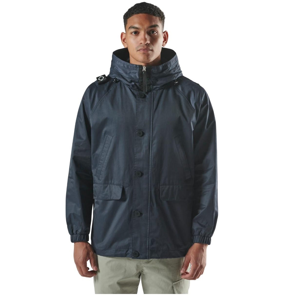 MA.STRUM Logo Badge Ink Navy Spotter Parka Jacket