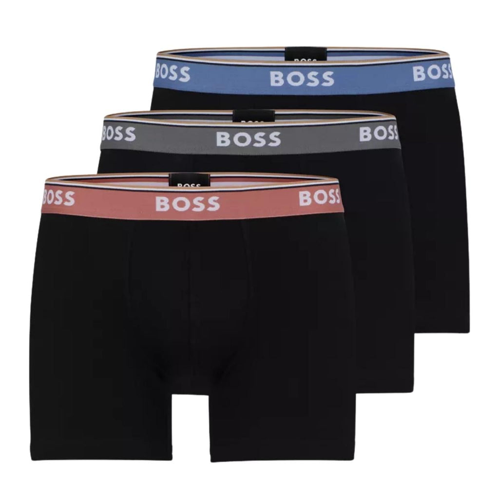 BOSS Three Pack Cotton Stretch Logo Boxer Brief – RD Designer Wear